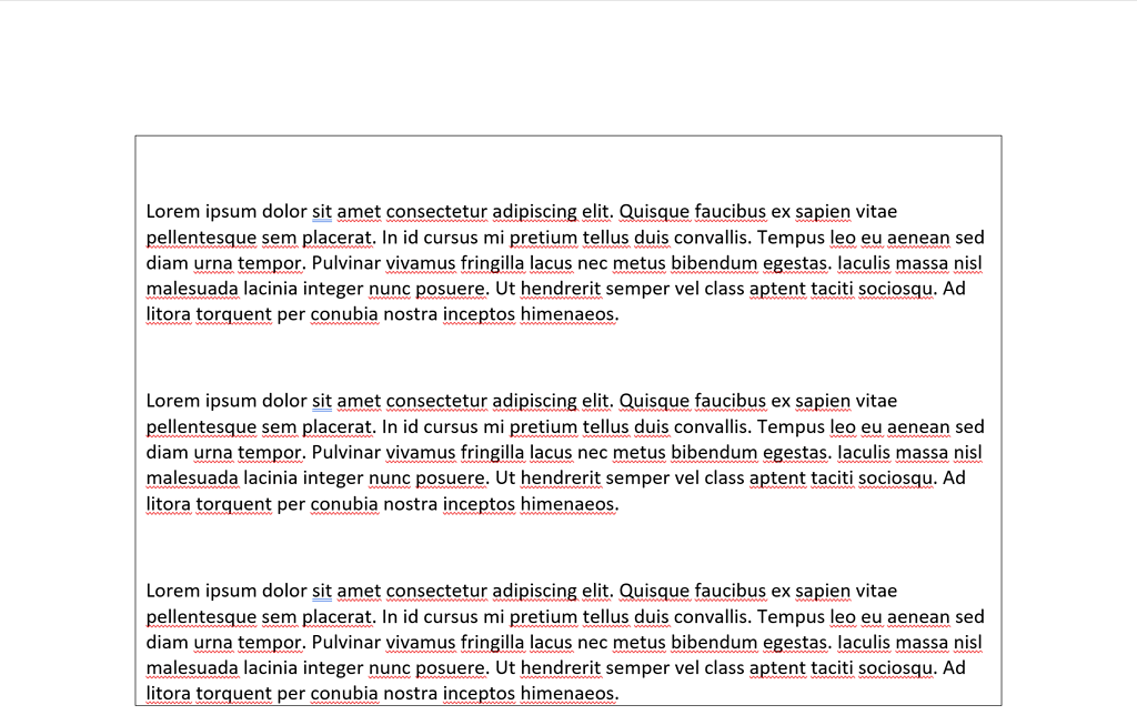 Paragraph spacing behavior inside table cell after page break differs ...