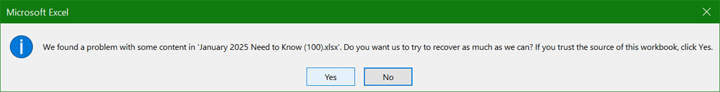 Excel Table created by GemBox must be repaired before Excel can open ...